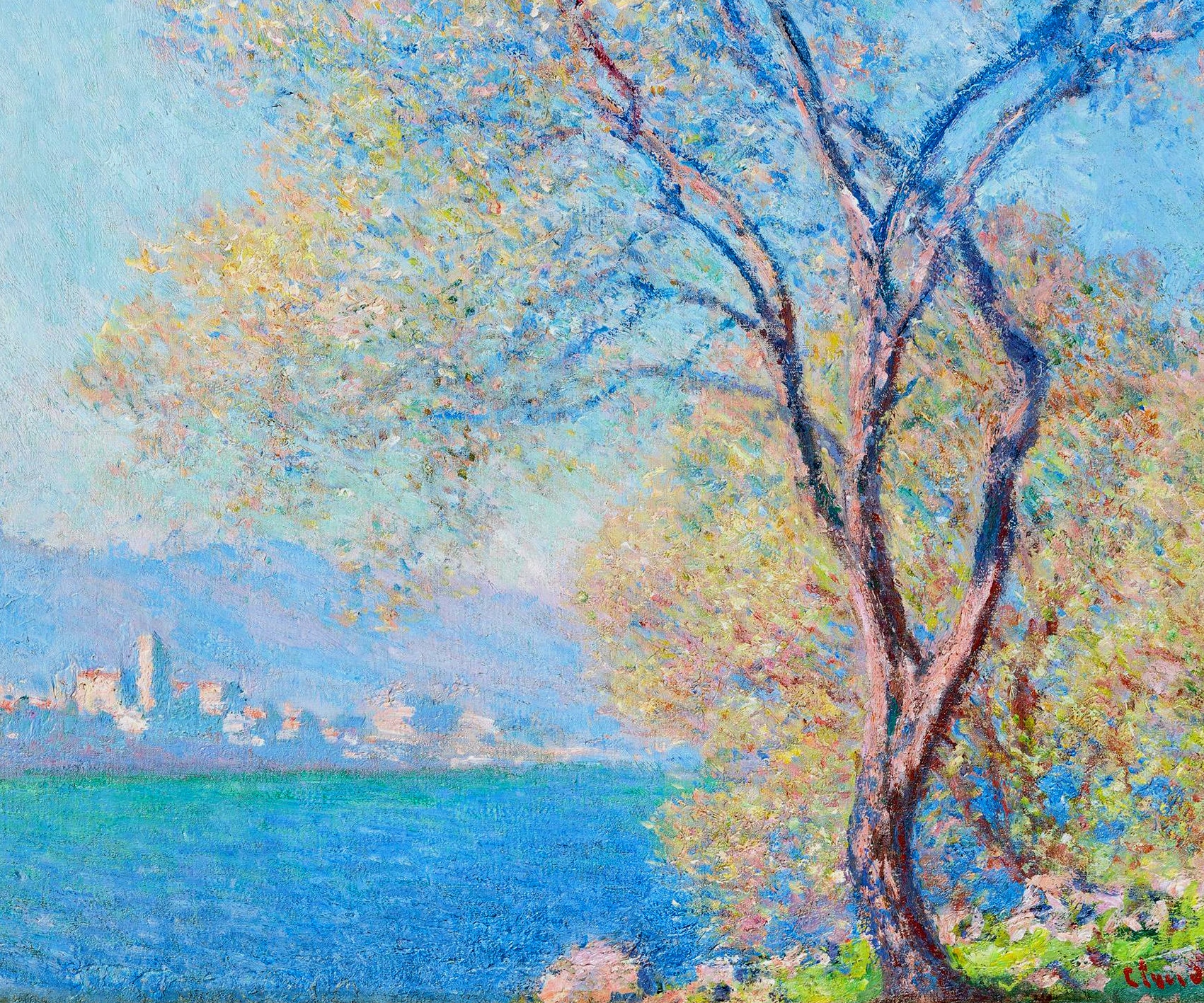 Claude Monet Antibes Seen From La Salis Giclee Print - Etsy UK