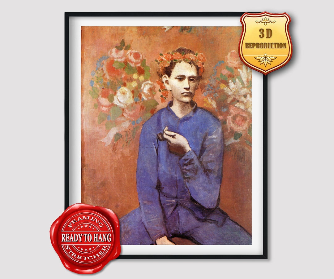 Pablo Picasso Boy With a Pipe Giclee Print Reproduction Painting Large ...