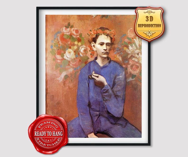 Pablo Picasso Boy With a Pipe Giclee Print Reproduction Painting Large ...