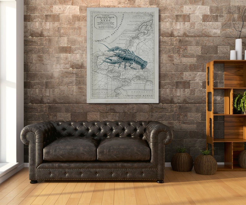 Lobster Giclee Print Texture Gel Reproduction Painting Large - Etsy