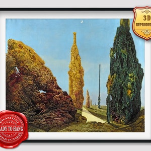 Max Ernst Solitary and Conjugal Trees Giclee Print Reproduction ...