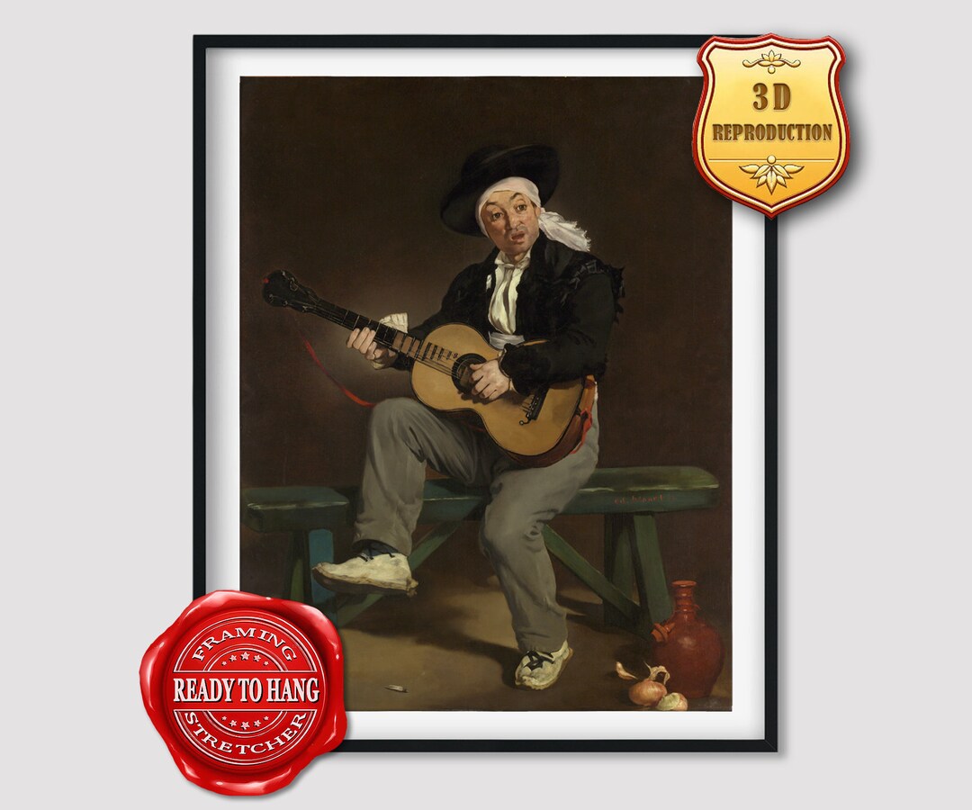 Edouard Manet the Spanish Singer Giclee Print Reproduction Painting ...