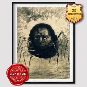 Odilon Redon The Crying Spider Giclee Print Reproduction Painting Large ...