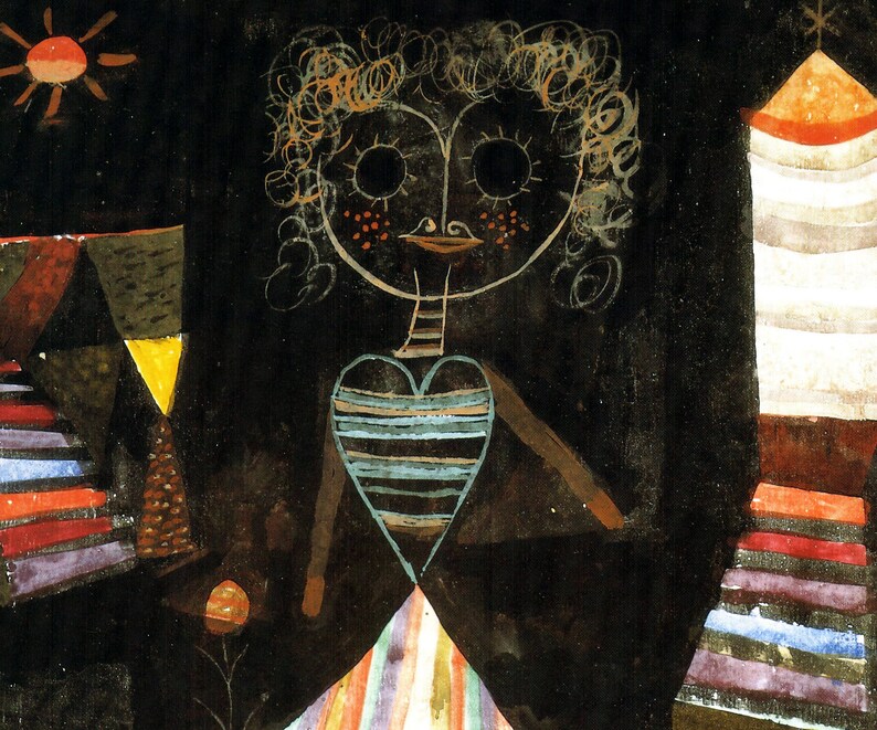 Paul Klee Puppet Theater Giclee Print Texture Gel Reproduction | Etsy