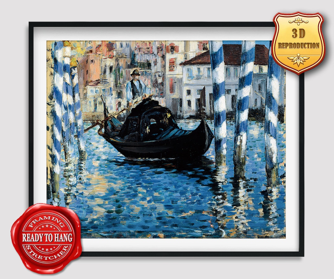 Edouard Manet the Grand Canal of Venice Giclee Print Reproduction ...
