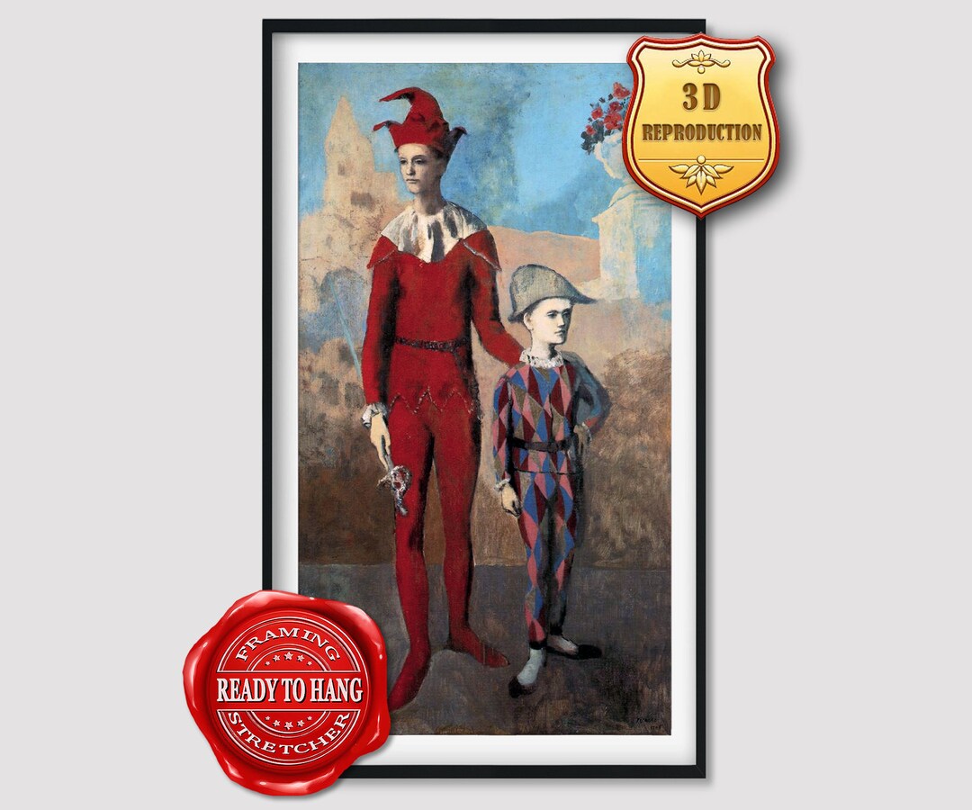 Pablo Picasso Acrobat and Young Harlequin Giclee Print Reproduction ...