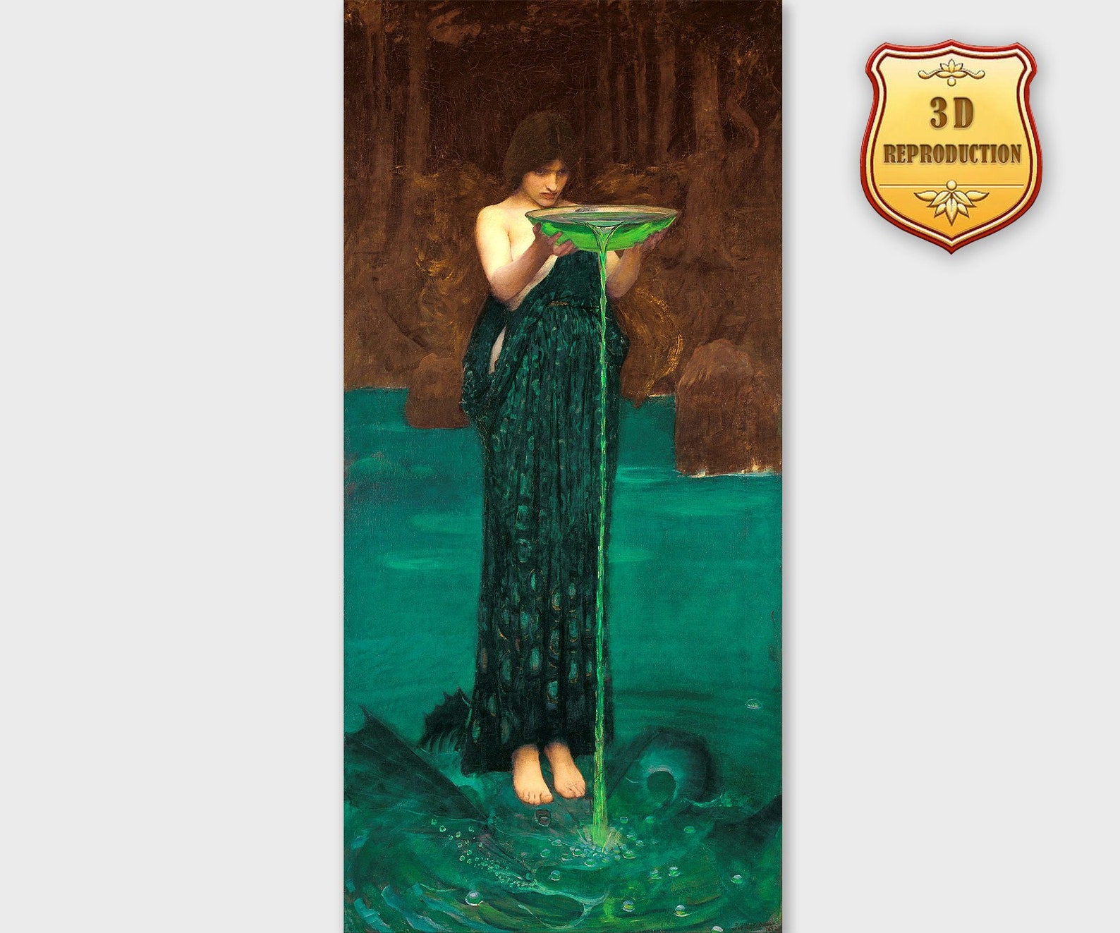 John William Waterhouse Circe Invidiosa Giclee Print Reproduction ...