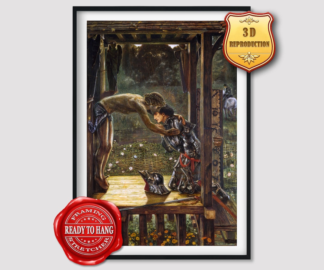 Edward Burne Jones the Merciful Knight Giclee Print Reproduction ...