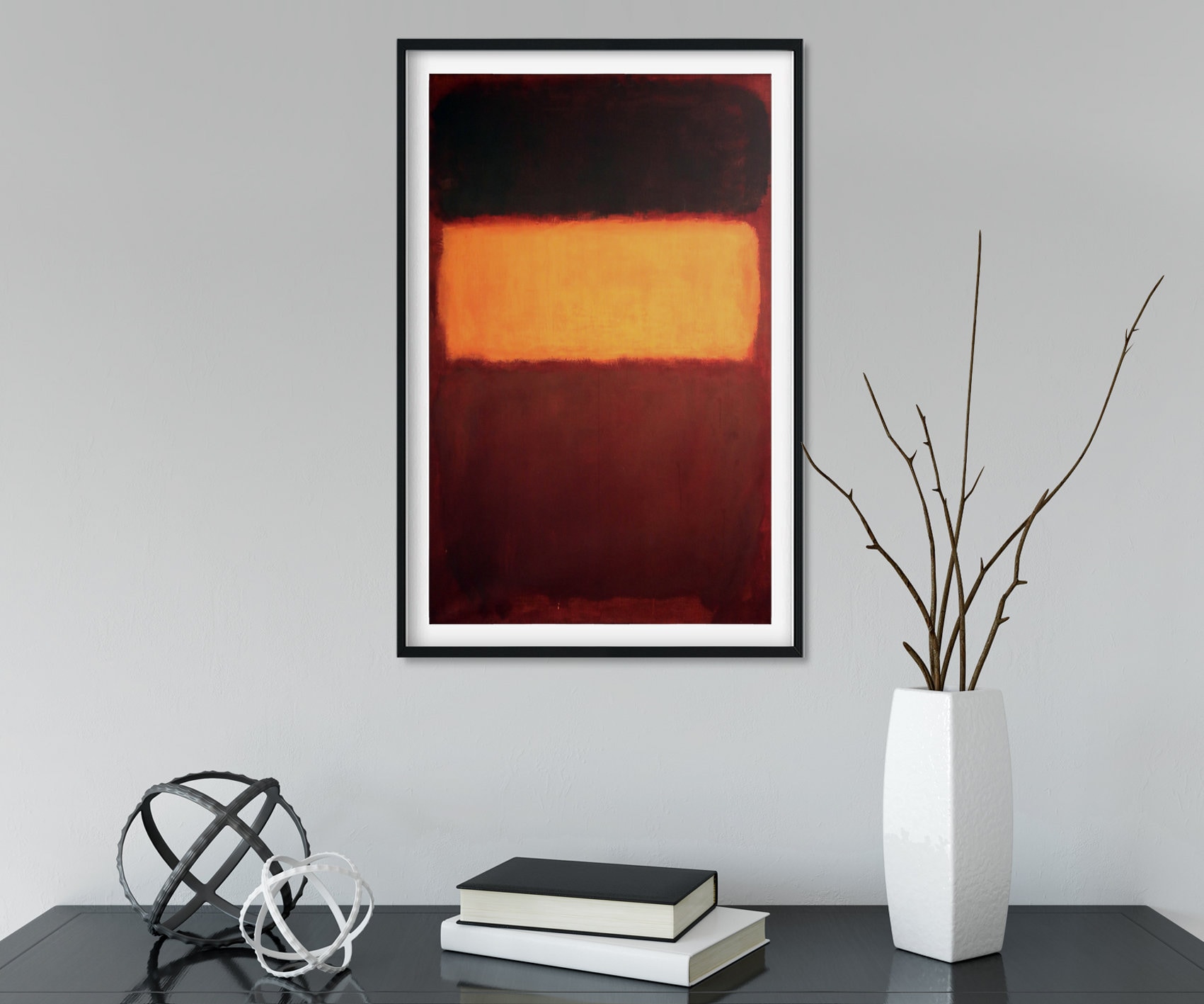 Mark Rothko No 7 Orange and Chocolate Giclee Print - Etsy Nederland