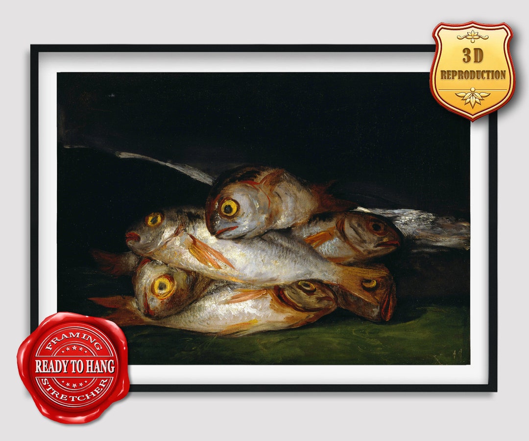 Francisco Goya Still Life With Golden Bream Giclee Print Reproduction ...