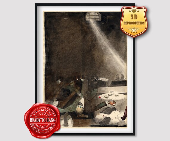 Karlis Padegs Five Oclock Tea in the Morgue Giclee Print - Etsy