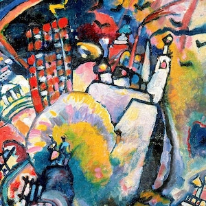 Wassily Kandinsky Moscow Red Square Giclee Print Reproduction Painting ...