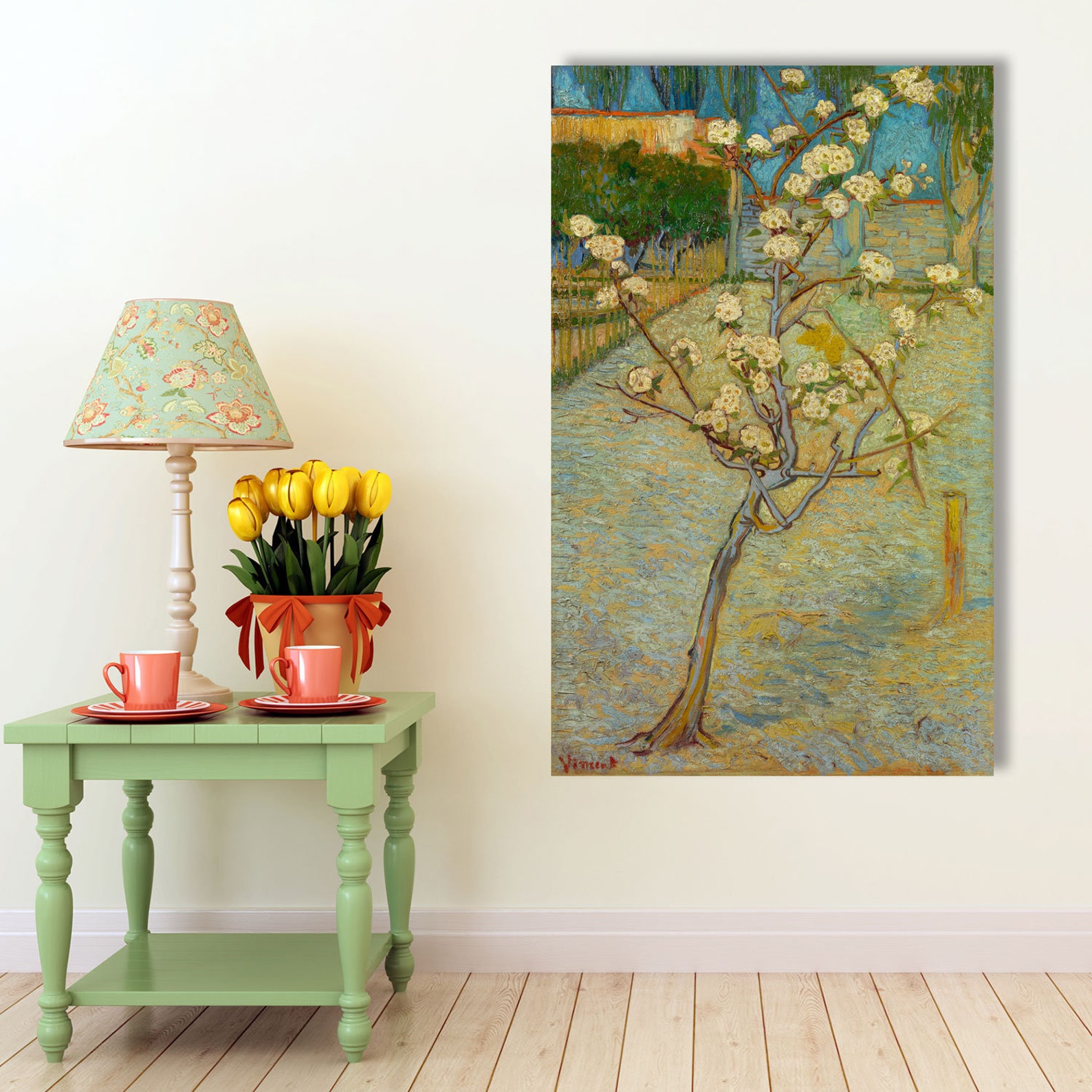 Vincent Van Gogh Blossoming Pear Tree Giclee Print - Etsy
