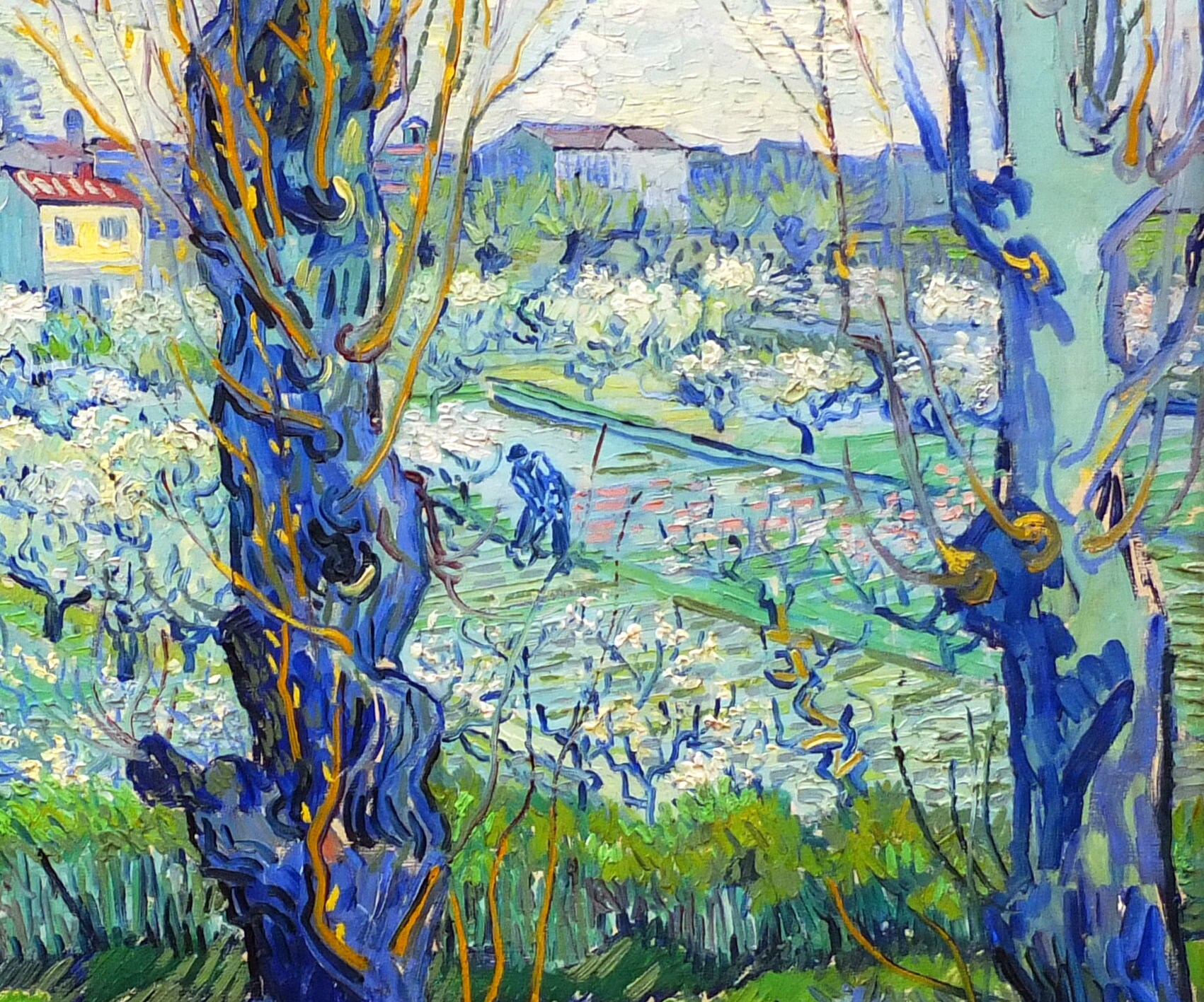 Vincent van Gogh View of Arles Flowering Orchards Giclee Print | Etsy