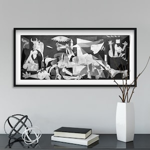 Pablo Picasso Guernica Giclee Print Texture Gel Reproduction Painting ...