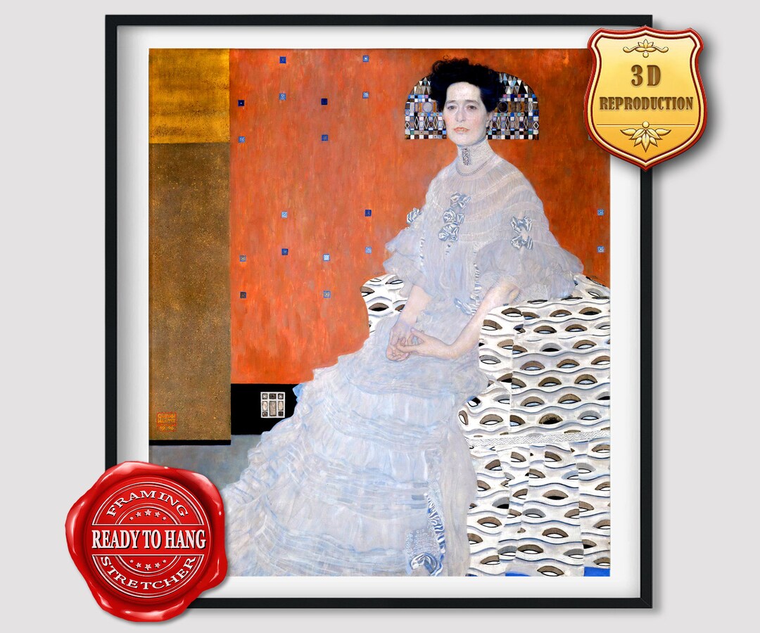 Gustav Klimt Portrait of Fritza Riedler Giclee Print Reproduction ...