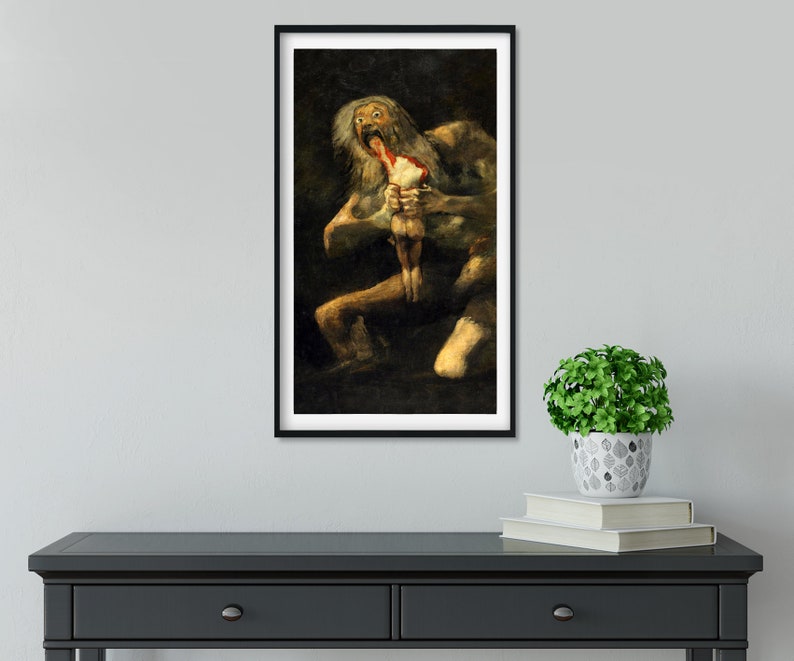 Francisco Goya Saturn Devouring His Son Giclee Print | Etsy