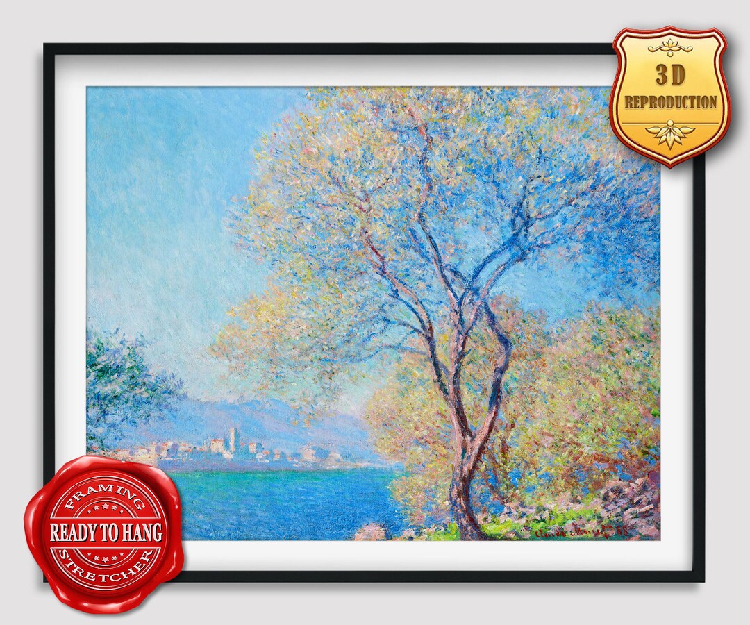 Claude Monet Antibes Seen From La Salis Giclee Print - Etsy UK