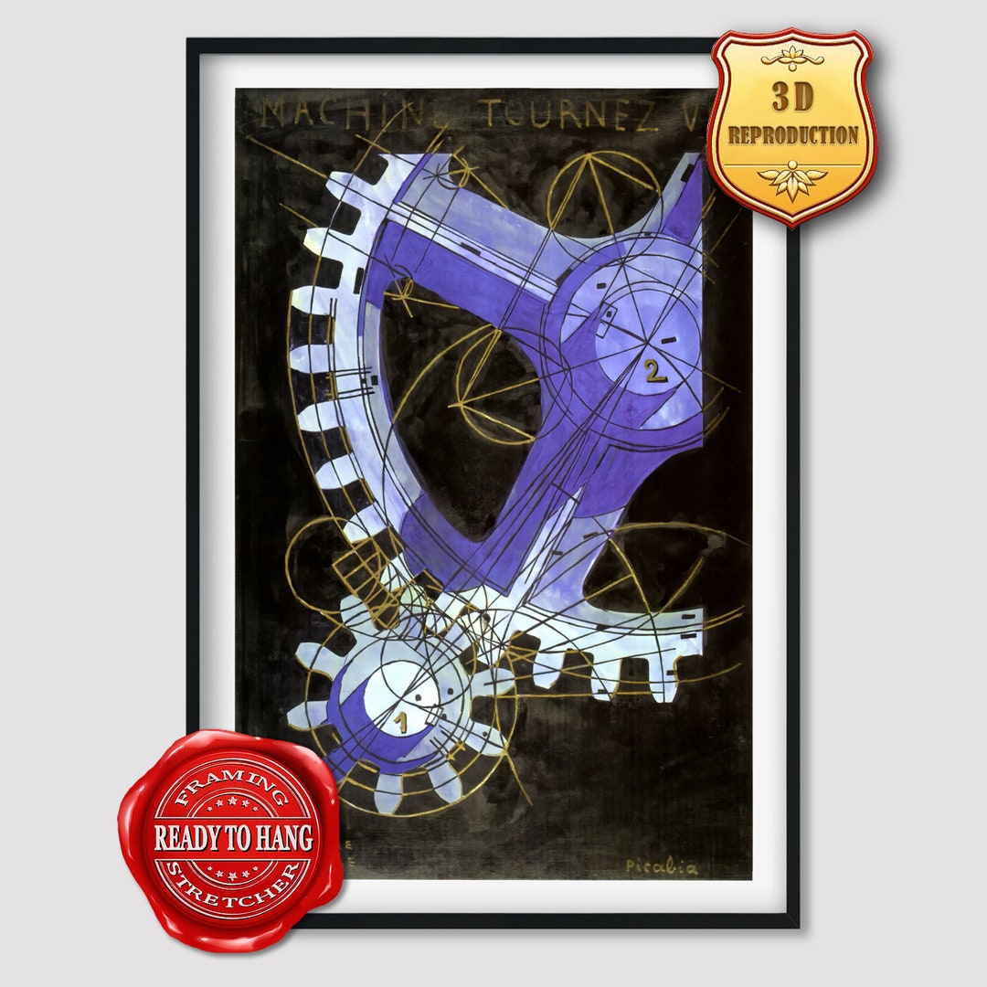 Francis Picabia Machine Turn Quickly Giclee Print Texture Gel ...