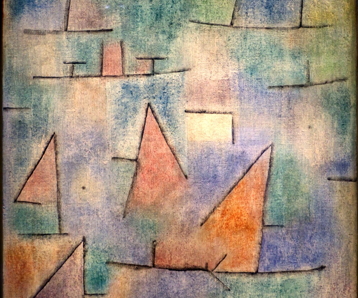 Paul Klee Harbour With Sailing Ships Giclee Print Reproduction | Etsy