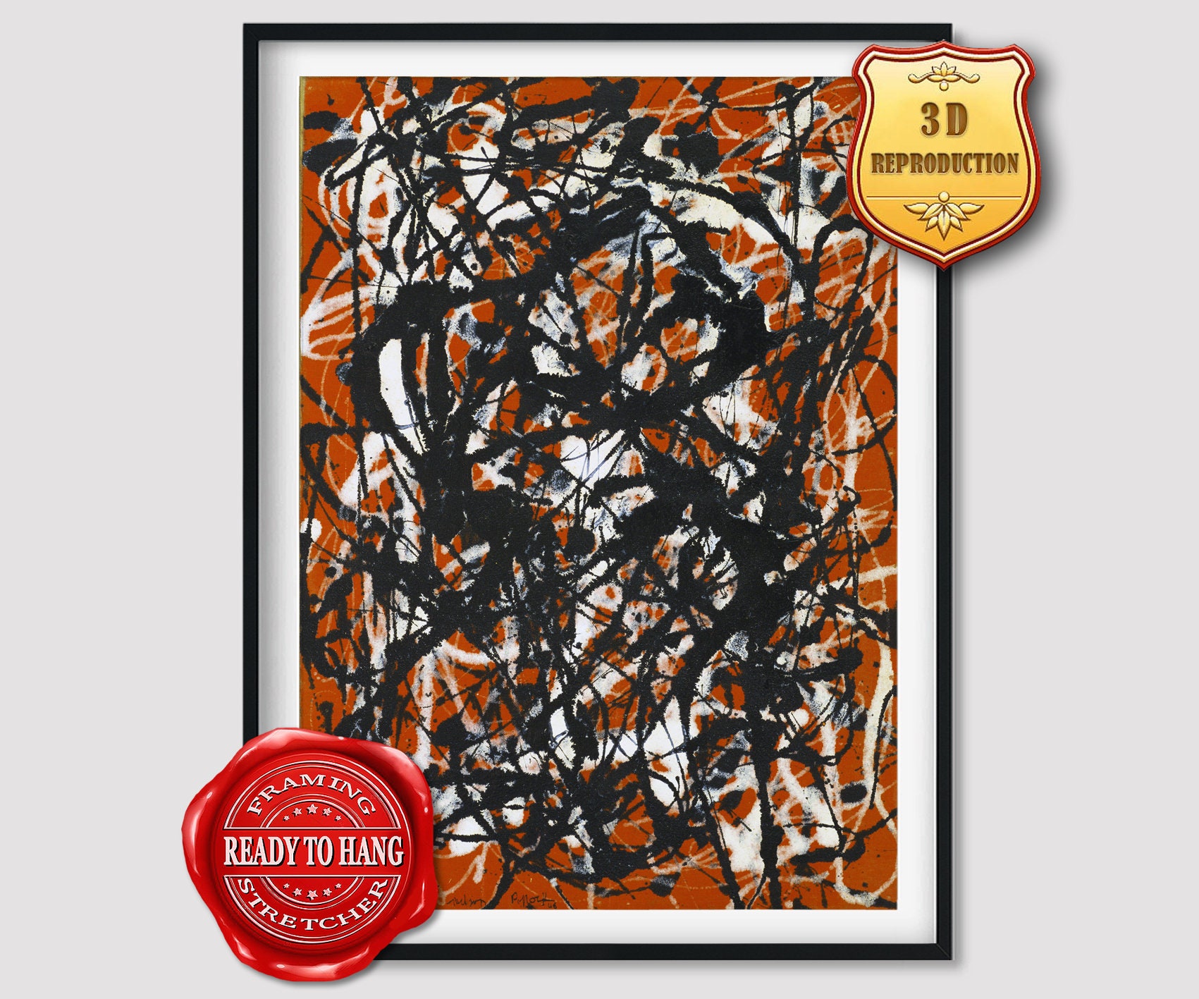 Jackson pollock free form store