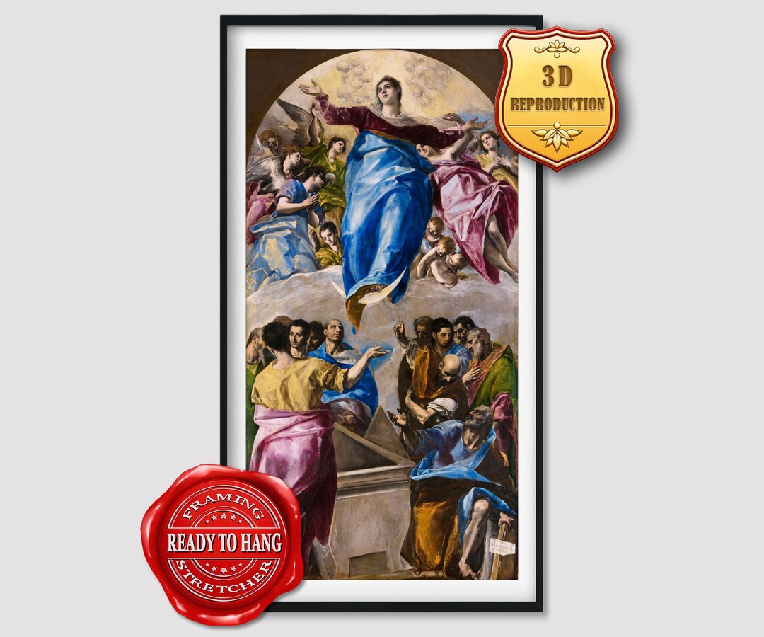 El Greco Assumption of the Virgin Giclee Print Reproduction Painting ...