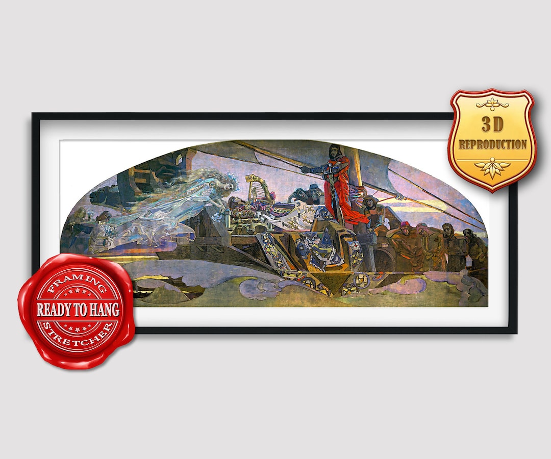 Mikhail Vrubel Princess Reverie Giclee Print Reproduction Painting ...