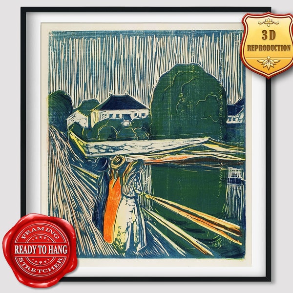 Edvard Munch Poster - Etsy