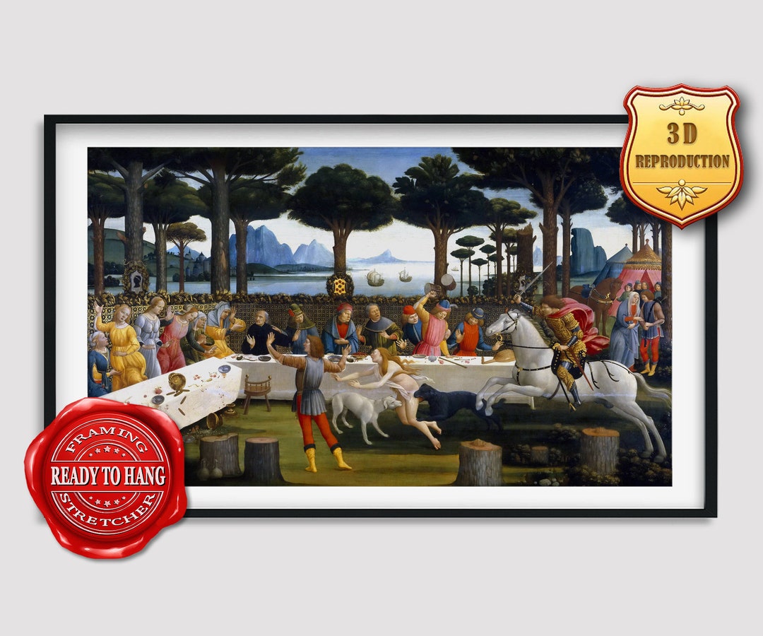 Sandro Botticelli the Story of Nastagio Degli Onesti III Giclee Print ...