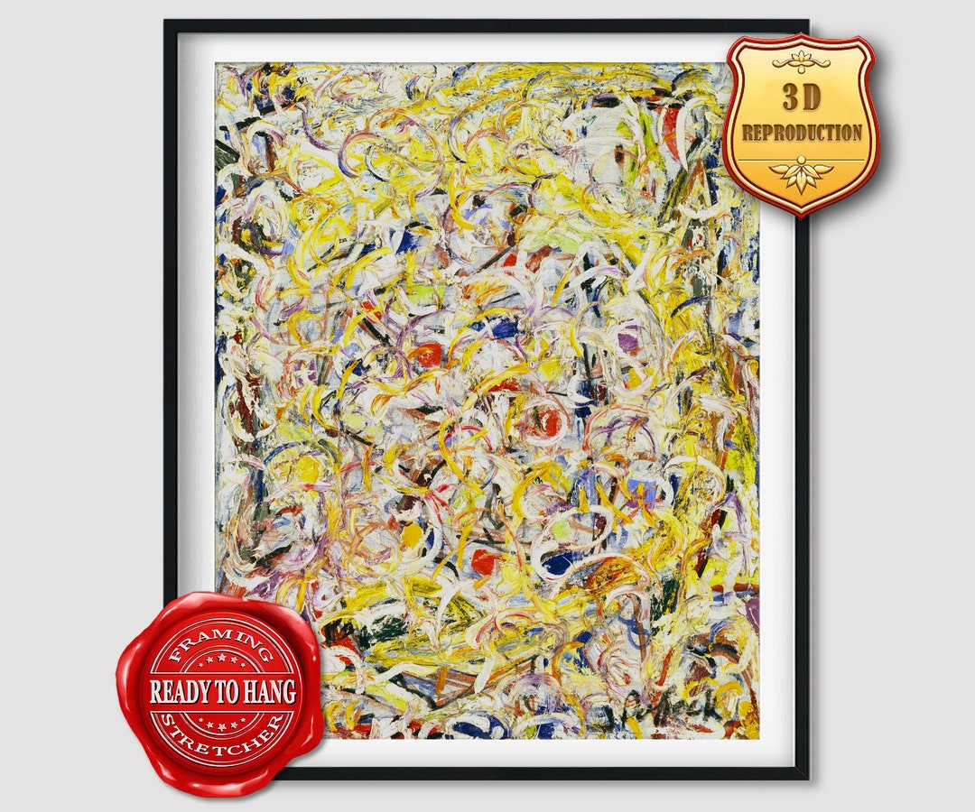 Jackson Pollock Shimmering Substance Giclee Print Reproduction Painting ...