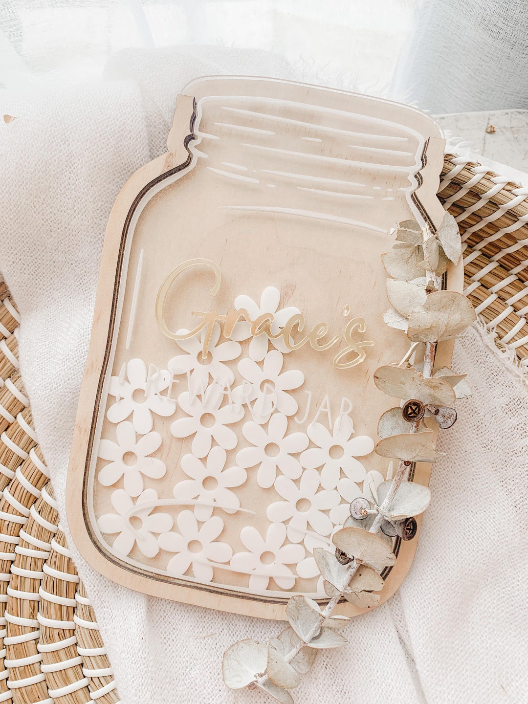 Personalised Reward Jar Achievement Goal Setting Children's Rewards ...