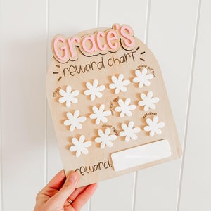 Reward Chart | Daisy Chart |custom Chore Chart | Responsibilities ...