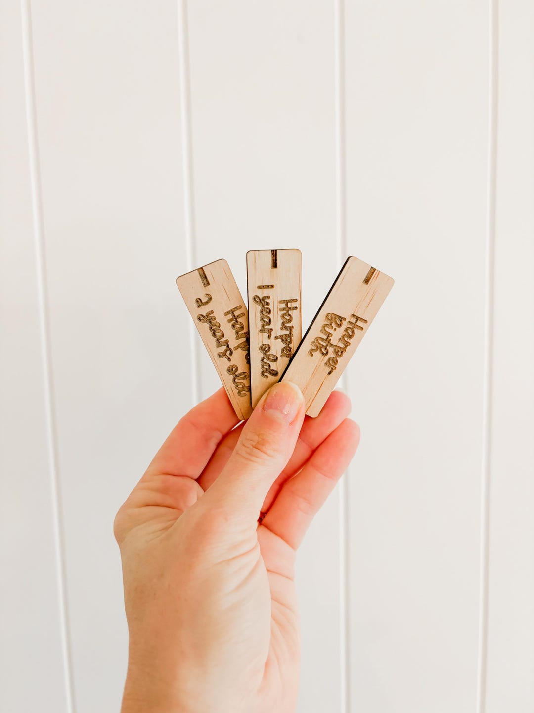 Growth Chart Markers | Height Chart | Place Setting | Age Markers ...