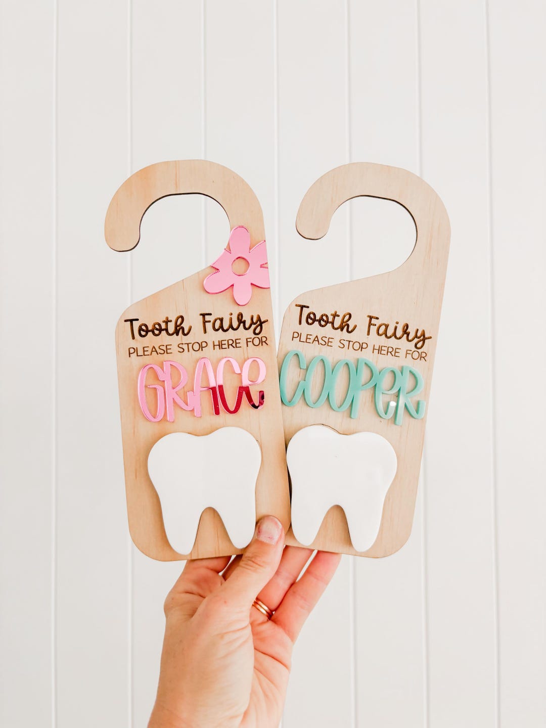 Tooth Fairy Door Hanger | Fairy | Tooth Collector | Personalised | Lost ...