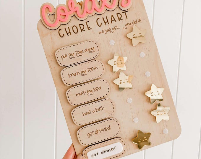 Reward Chart 7 Tasks for One Week / Green Coloured Wipe Clean Includes ...