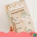 Personalised Growth Chart - FIELD OF DAISIES | Girls Room Decor | Daisy ...
