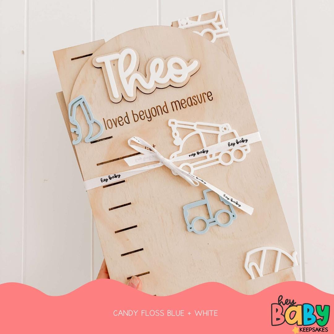 Personalised Growth Chart - ON THE MOVE | Custom Made | Bespoke ...
