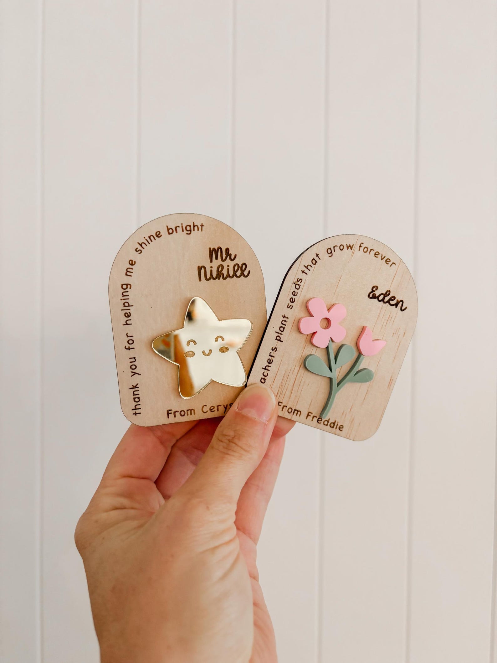 Teacher Gift | Star | Personalised | Educator Gift | Magnet | Custom ...