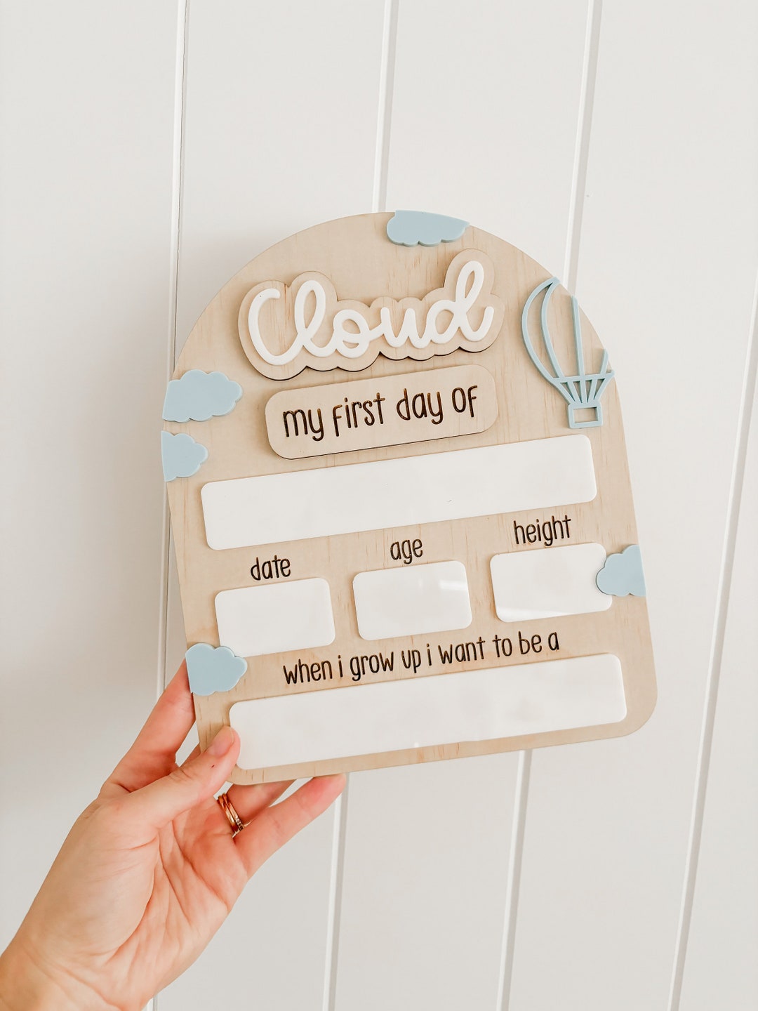 Back to School Board DAYDREAMER Personalised My First Day Board Back to ...