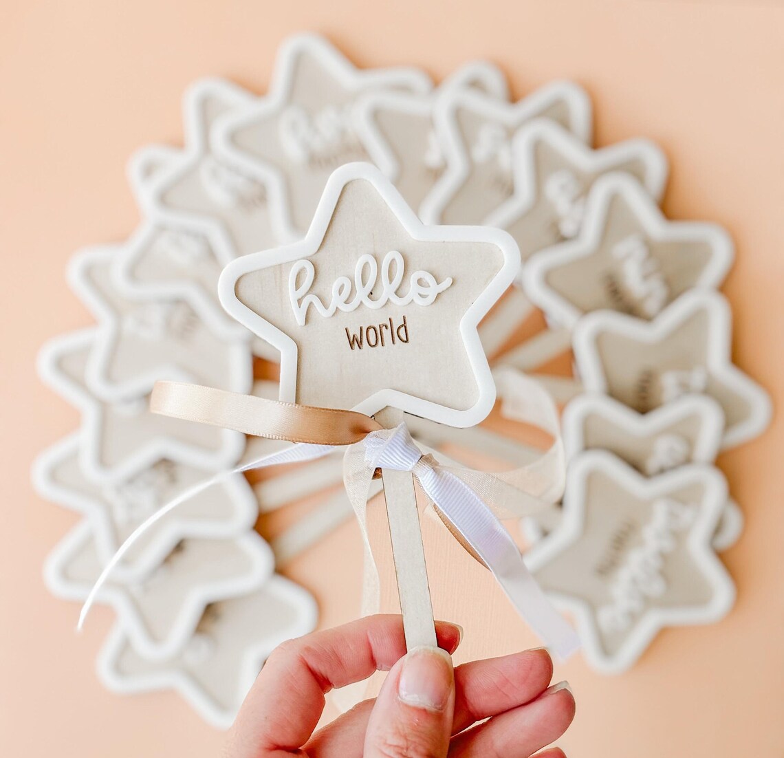 Milestone Wand Set | Milestone Discs | Nursery | Baby | Photography ...