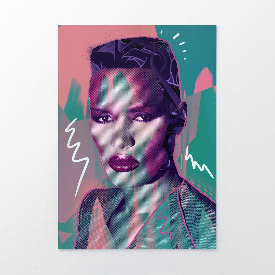 Grace Jones Poster Print Iconic Graffiti Pop Art - Etsy