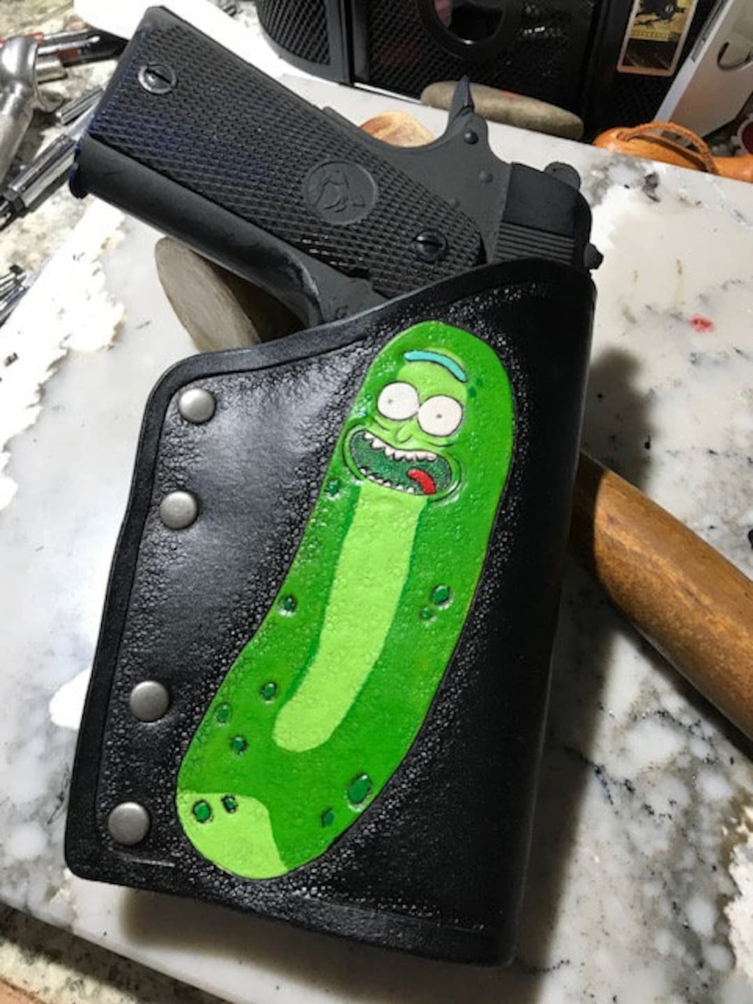 Pickle Rick Holster. - Etsy