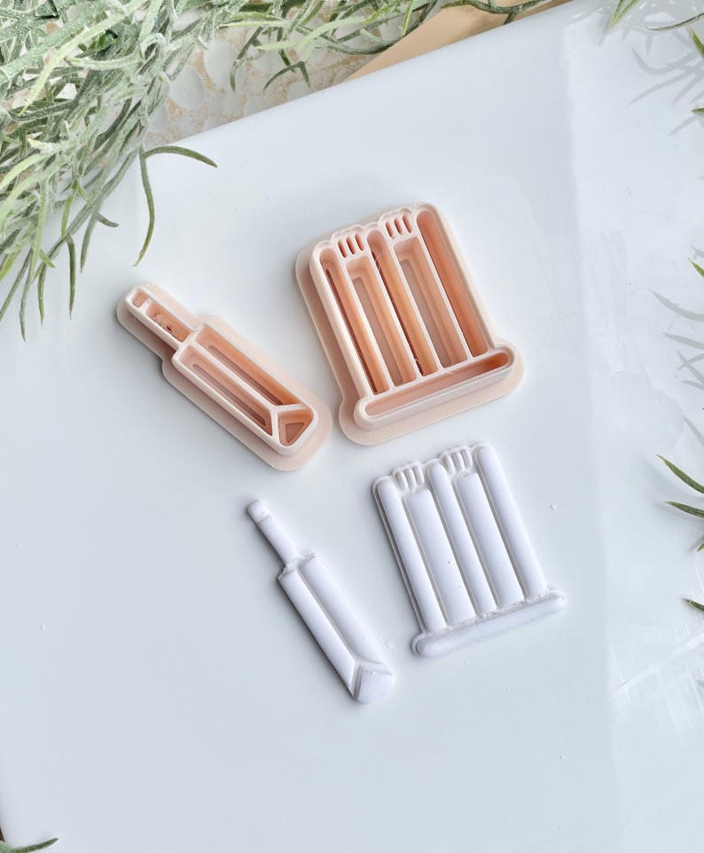 Cricket Bat and Stumps Cutter Set - Etsy