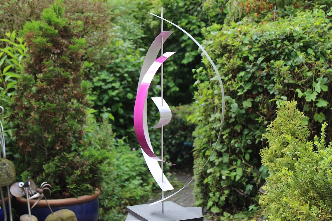 New lilac 4 Modern Abstract Aluminum Artist Sculpture 80 Cm Sculpture ...