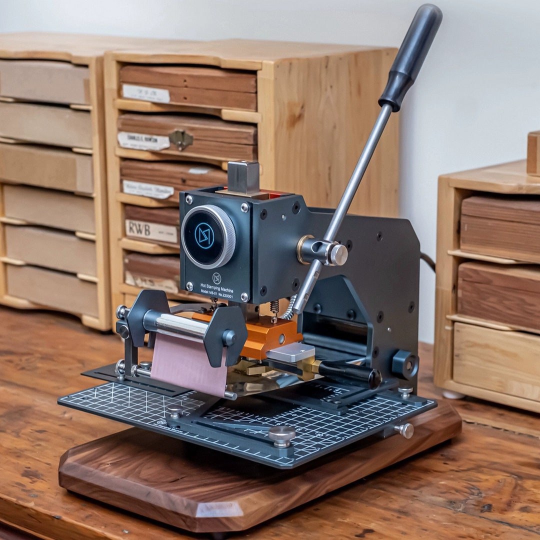 Hot Foil Stamping Machine, Letter Stamping Tool, Manual Stamper, Logo ...