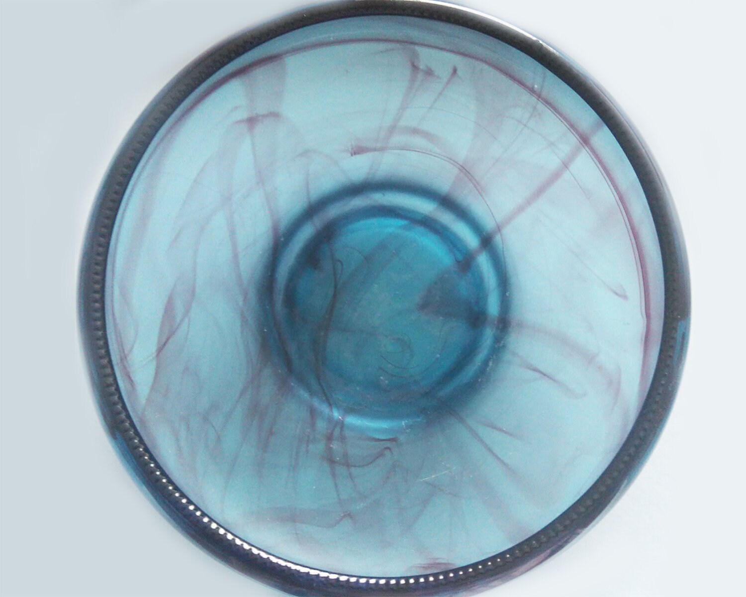 Stunning Art Deco Davidson Cloud Blue Glass Vase With a Stand - Etsy