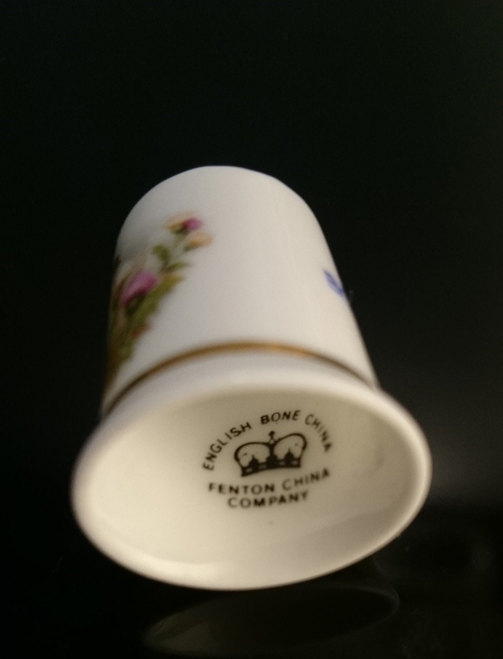 Antique FENTON Collectalbe Fine Bone China Porcelain Thimble - Etsy Sweden
