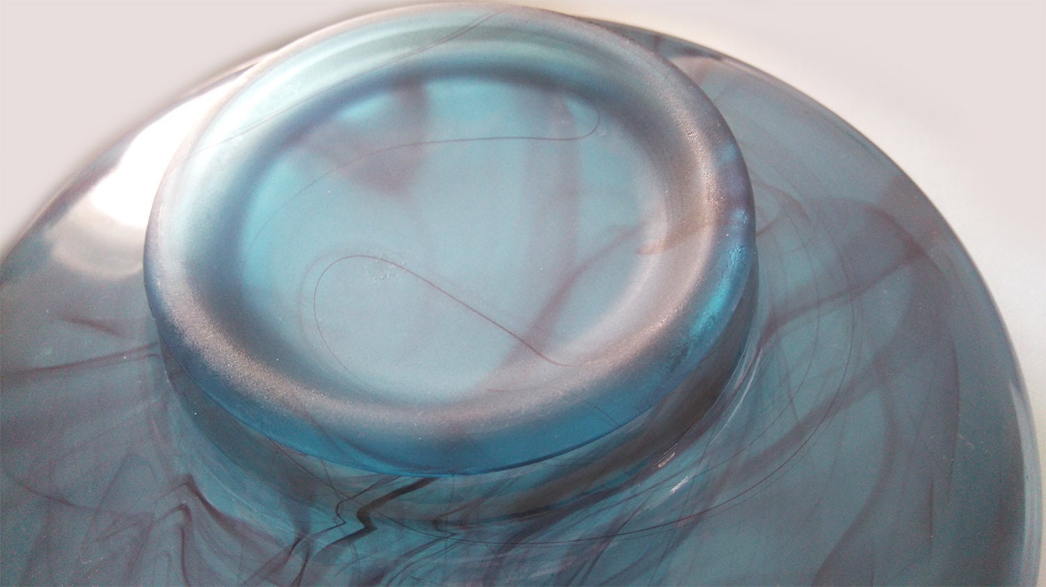 Stunning Art Deco Davidson Cloud Blue Glass Vase With a Stand - Etsy