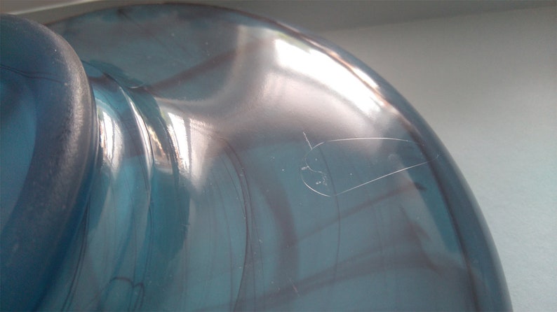 Stunning Art Deco Davidson Cloud Blue Glass Vase With a Stand - Etsy