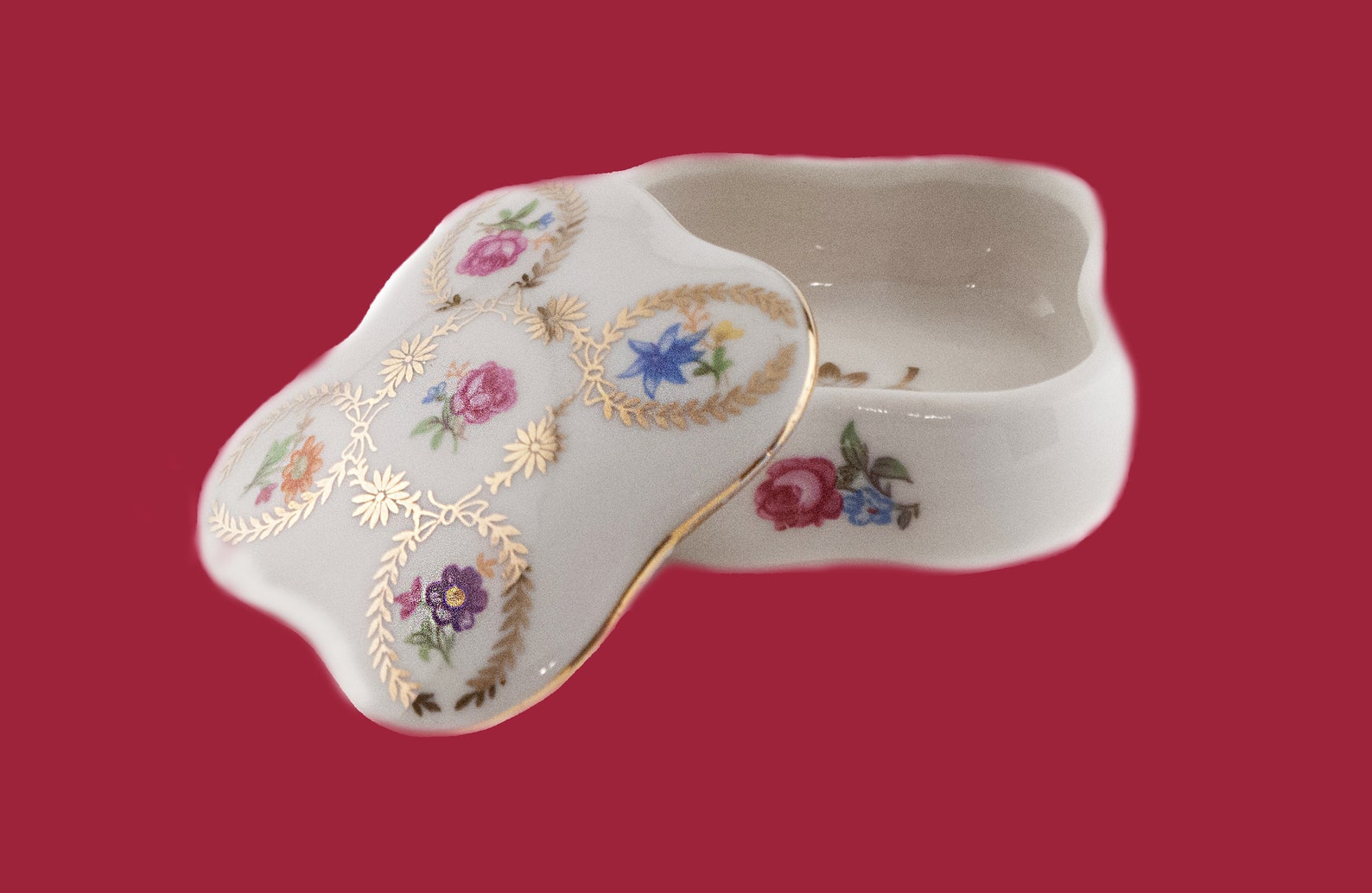 Vintage German Trinket Porcelain Box by Martinroda-friedrich Eger & Co ...